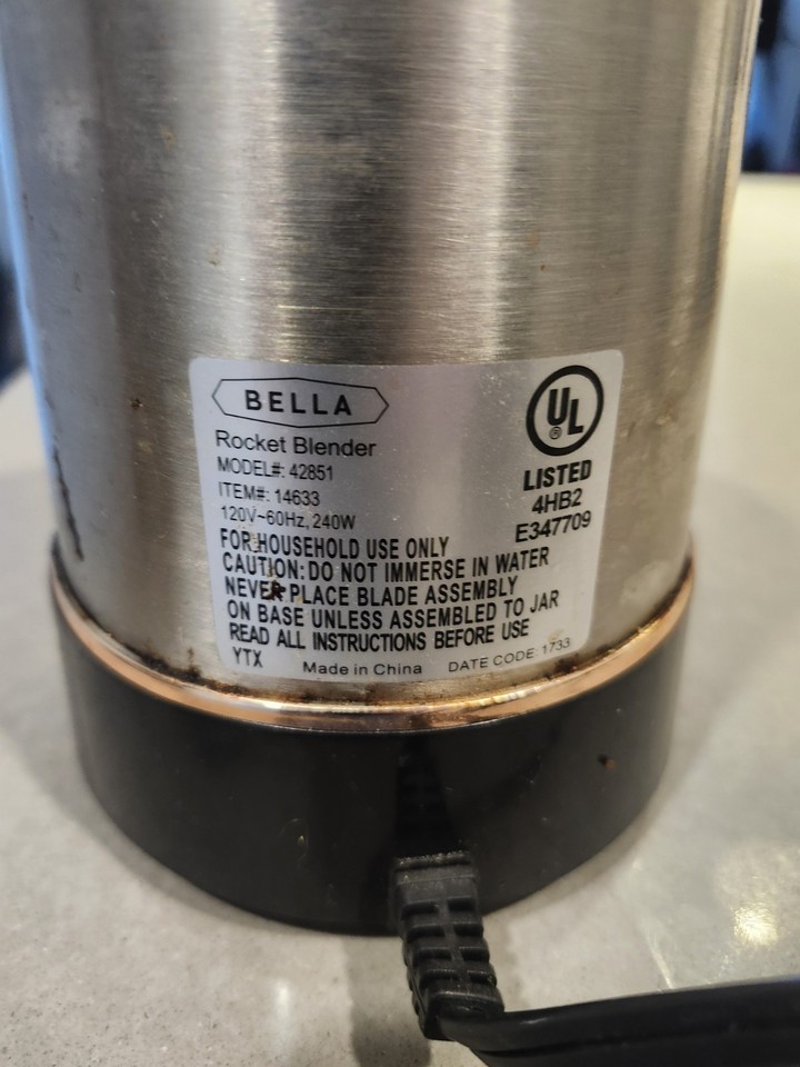 BELLA Personal Size Rocket Blender replacement parts (Power base) | eBay