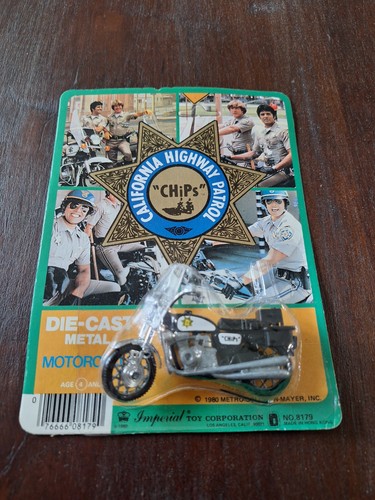 1980 Chips Die-Cast Patrol Motorcycle Scale Model Vintage TV Show | eBay