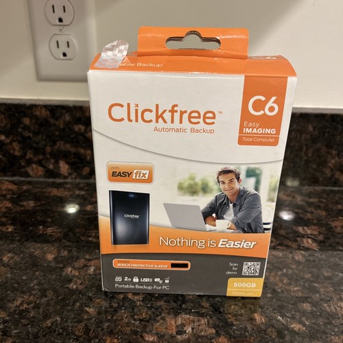 Clickfree Automatic Backup C6 For PC Computer Portable 500GB Storage | eBay