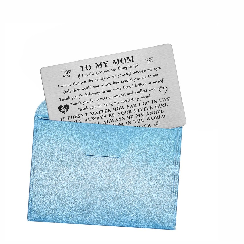 Mom Gifts from Daughter, Happy Birthday Mom Gift Card, Personalized ...