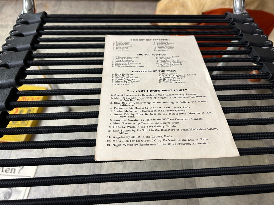 original RARE 1933 SNAP JUDGEMENT POSTER GAME in BOX w TY COBB, RED ...