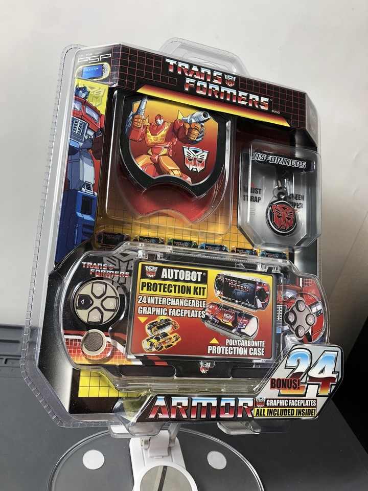 Transformers PSP Autobot Protection Kit 24 Interchangeable Graphics ...