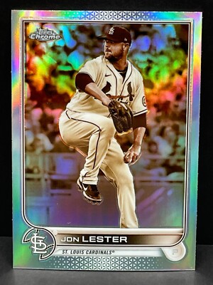2022 Topps Chrome Sepia Refractor 187 Jon Lester St. Louis Cardinals ...