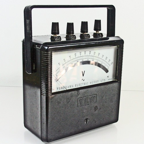 YEW YOKOGAWA TYPE 2013 CLASS 0.5 JAPANESE COLLECTABLE ELECTRICAL METER ...