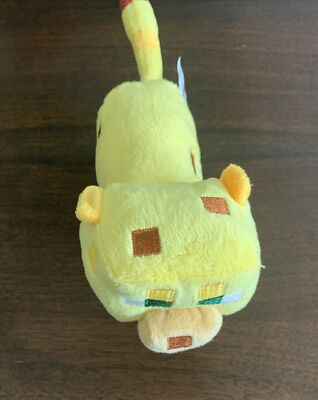 Minecraft Plush Yellow Lynx Cat 10”nose to tail | eBay