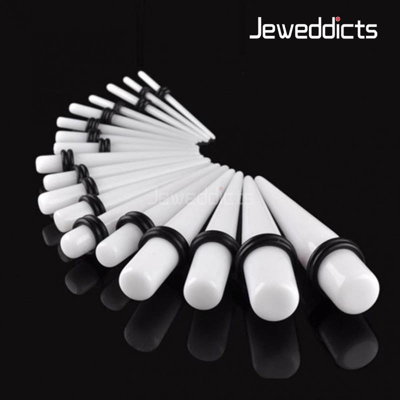 Taper Stretcher Piercing Ear Set Rubber Ring Tunnel Plug Body Jewellery ...