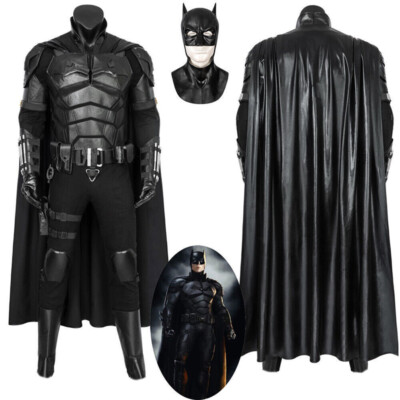 2020 The Batman Jumpsuit Costume Cosplay Bruce Wayne Suit Men Outfit ...