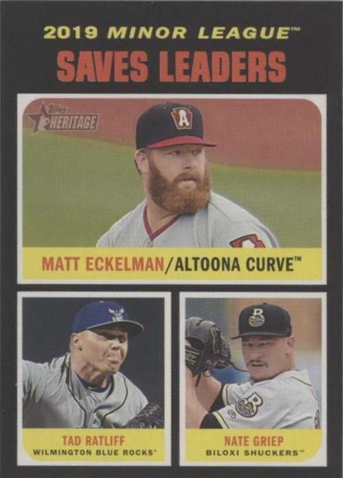 2020 Topps Heritage Minor League Edition - 2019 Minor League Leaders ...