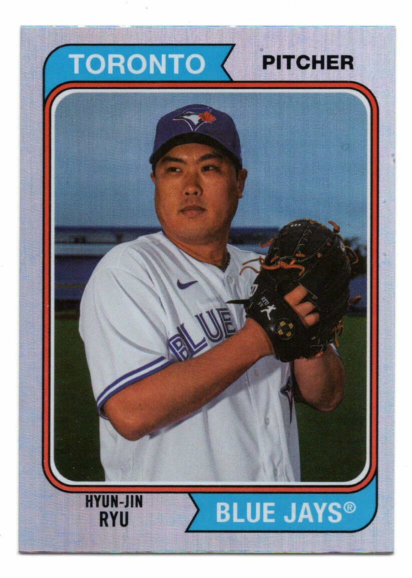2020 Topps Archives #177 Hyun-Jin Ryu Silver Foil Card Target Megabox ...