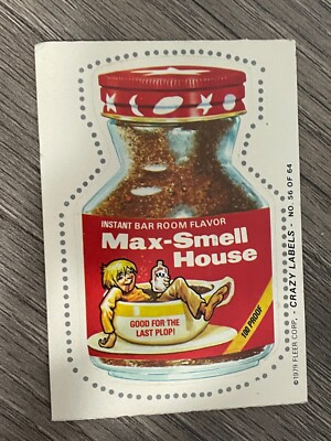 1979 Fleer Crazy Labels Max-Smell House / Bugs | eBay