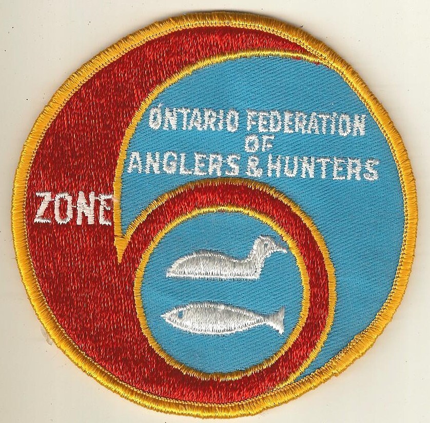 OFAH Vintage Patch Ontario Federation Anglers & Hunters Zone 6 | eBay