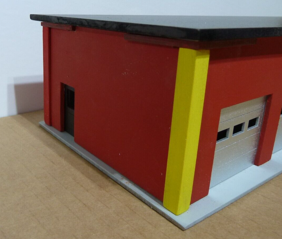 Custom 1/64 Scale 4 Bay Garage/Station/Office/Store/Firehouse 4" x 10 ...