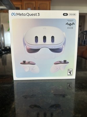 Meta Quest 3 4K VR Headset White, 512GB Batman: Arkham Shadow BRAND NEW ...