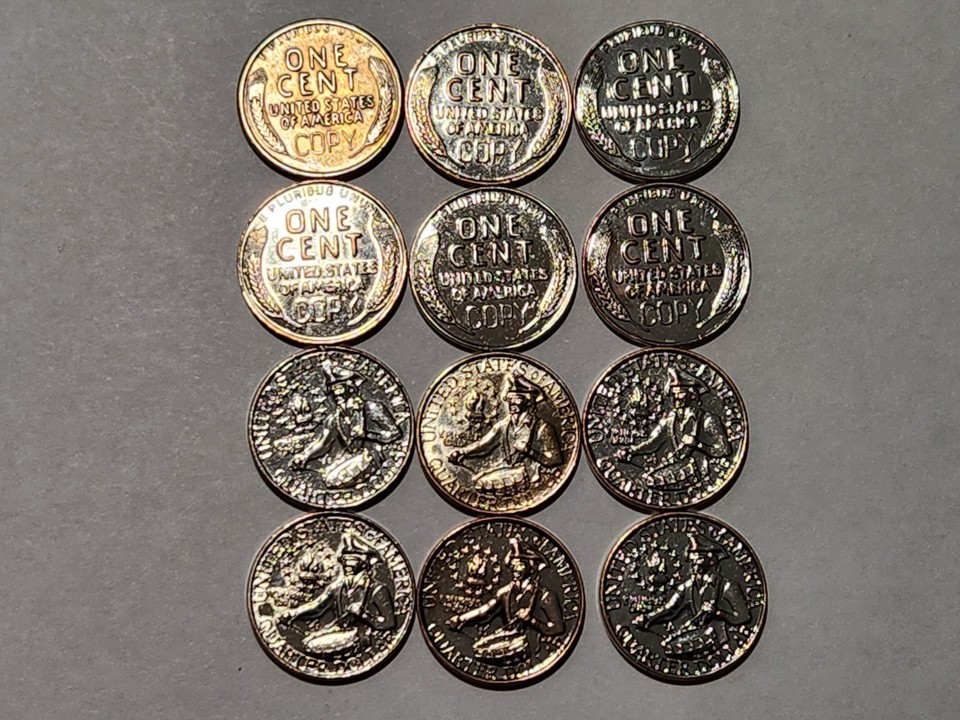 Miniature U.S. Novelty Coins, Shrinking Value, Inflation, Chump Change ...