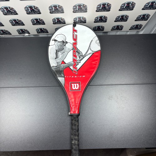 Wilson Impact Titanium Tennis Racket 27" Adult Power Bridge Oversize ...