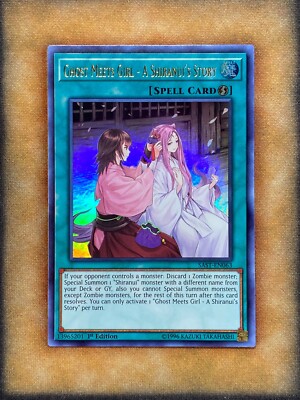 Yugioh Ghost Meets Girl - A Shiranui’s Story SAST-EN063 Ultra Rare 1st ...