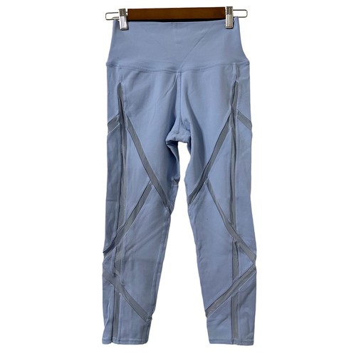 Alo Yoga Capri Legging Mesh Abstract Accent Womens Size Small ...