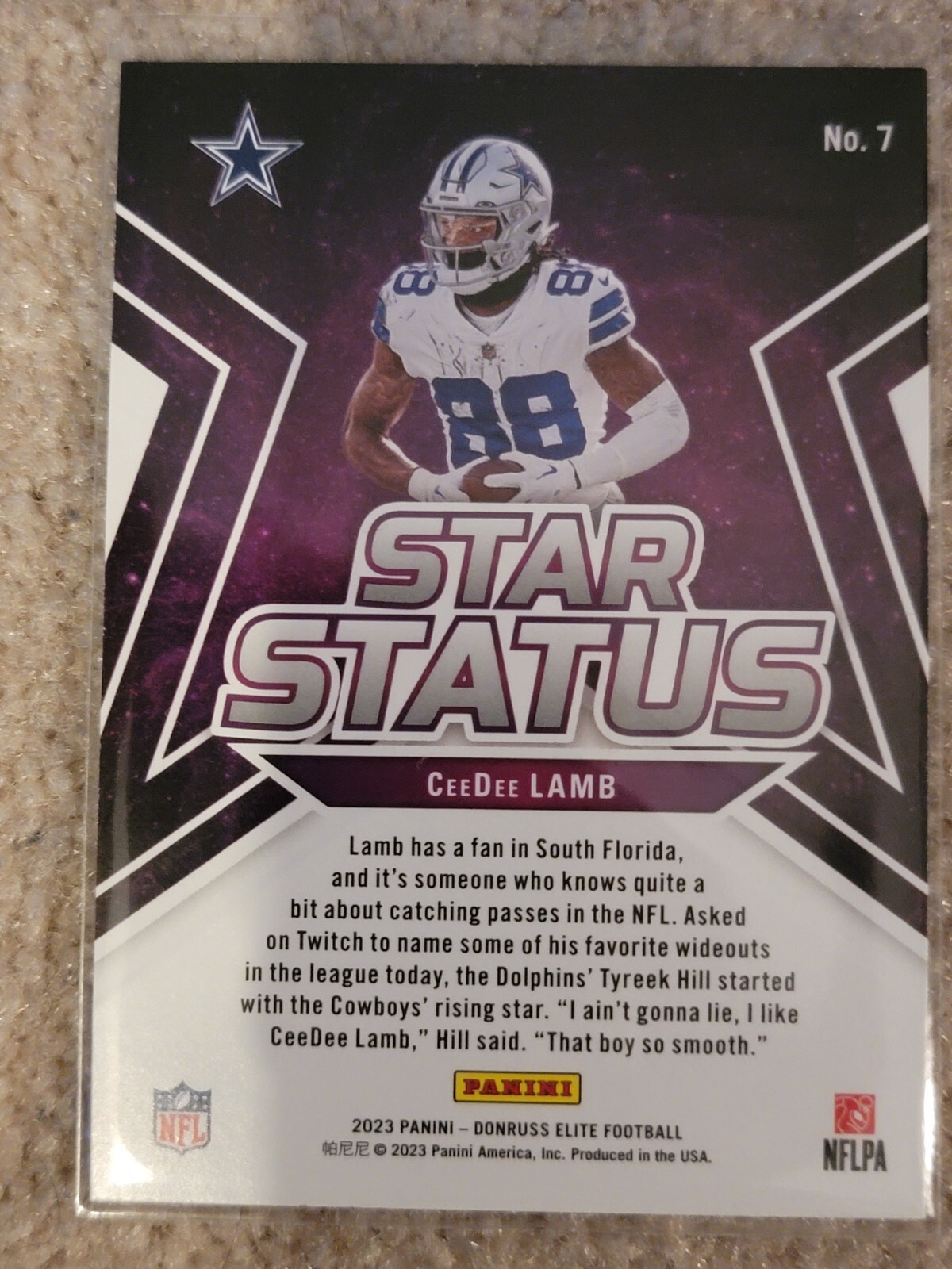 2023 Panini Donruss Elite - Star Status Green #7 CeeDee Lamb for sale ...