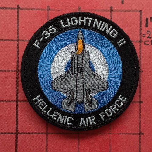 ORIGINAL PATCH HAF HELLENIC GREECE GREEK AIR FORCE F-35 LIGHTNING II ...