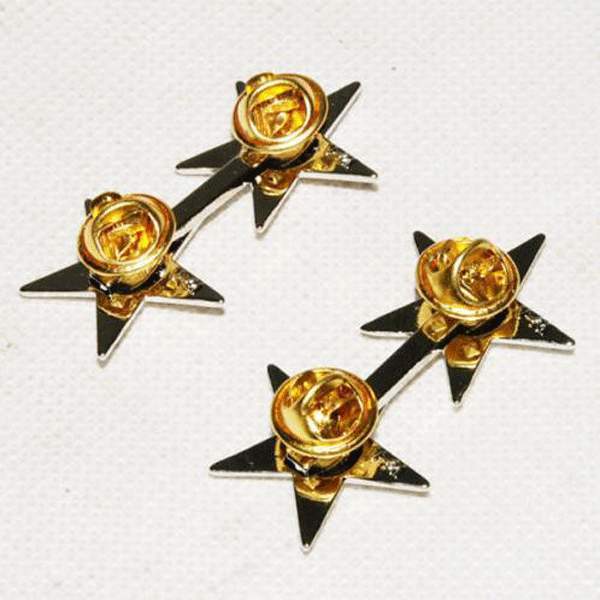 Pair Of WW2 US Army Officer 2 Star Major General Rank Badges Pin ...