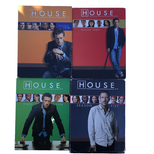 House MD DVD Seasons 2 3 4 5 TV Series Box Sets 2-5 Hugh Laurie Medical ...