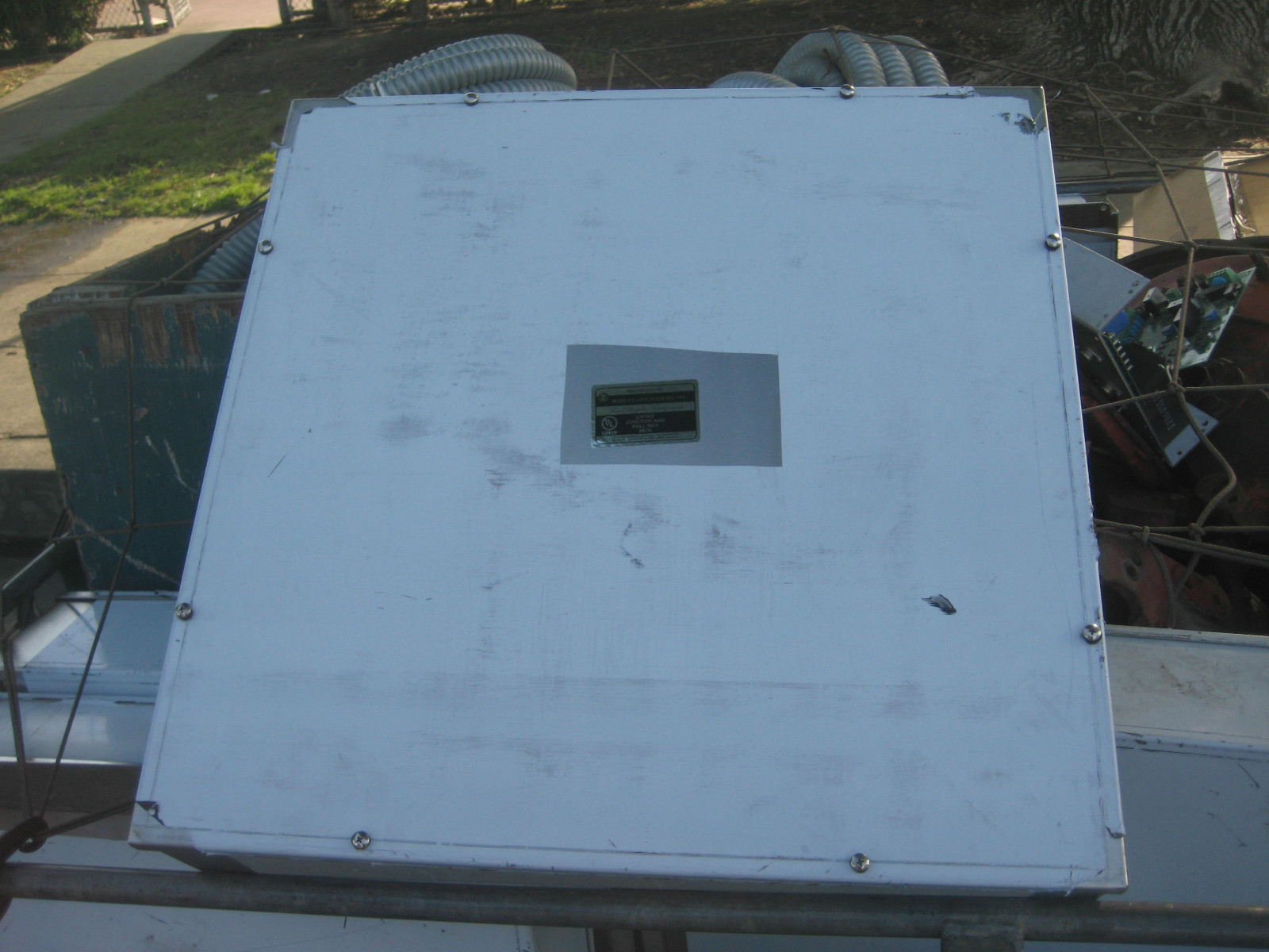 WIRE GUARD SYSTEMS LISTED JUNCTION AND PULL BOX 667K STAIN STEEL 24" X ...