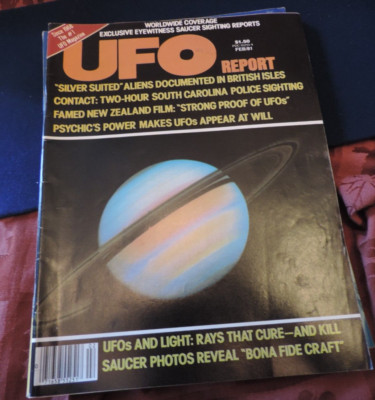 UFO REPORT MAGAZINE FEBRUARY 1981 SILVER SUITED ALIENS | eBay