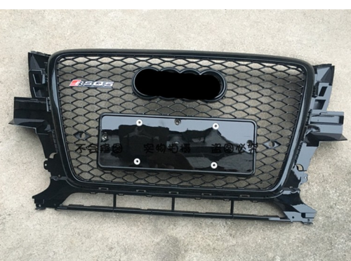 For Audi Q5 RSQ5 Front bumper grille Black Honeycomb Grill +fog lights ...
