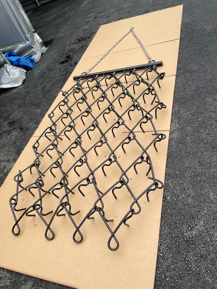 Chain Harrows Grass 2 Way Tines Fixed 4ft 6ft Quality Cheapest 12mm Dia ...