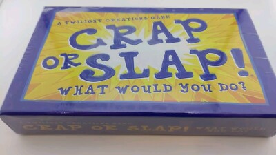 NIB Twilight Creations Card Game Crap or Slap What Would You Do? Sealed ...