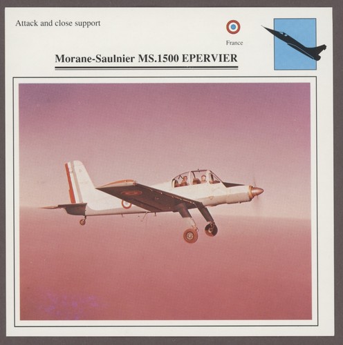 Morane Saulnier MS.1500 Epervier Edito Service Warplane Air Military ...