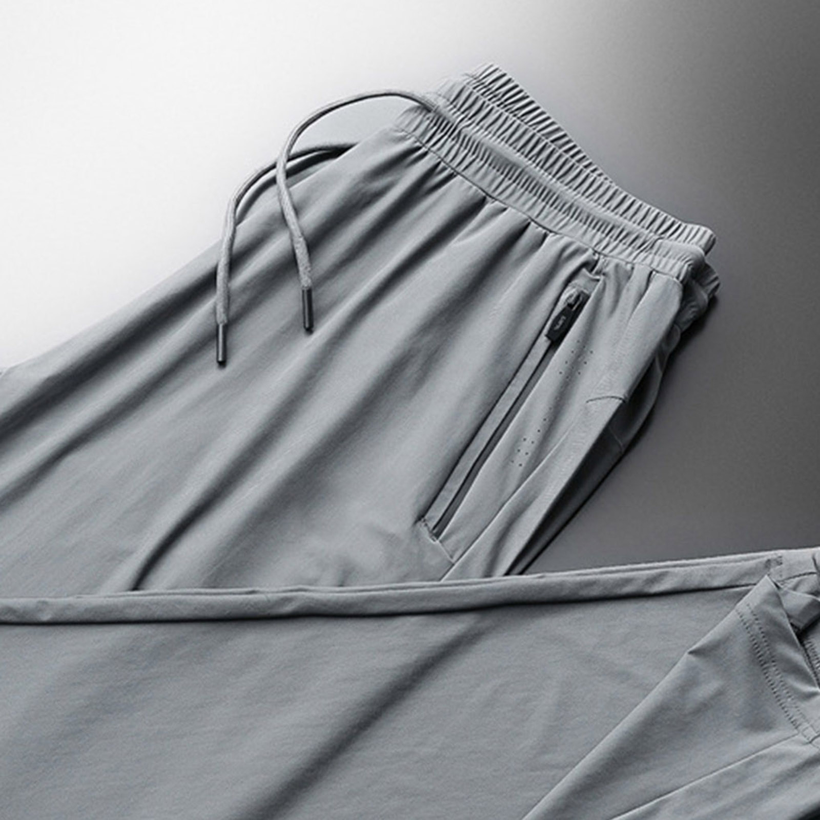 Men Sweatpants Drawstring Sports Plus Size Mesh Men Sweatpants Stretchy ...