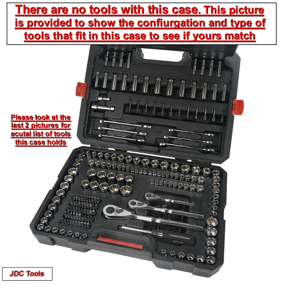 Empty Replacement Case CRAFTSMAN MECHANICS TOOL Box 230 Piece New ...