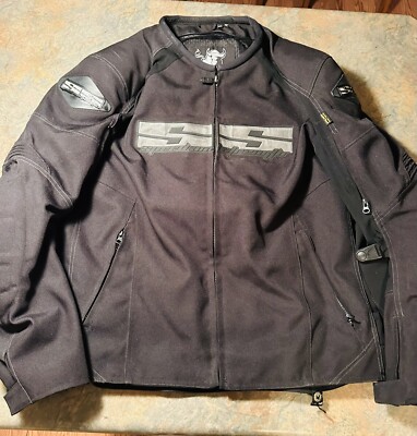 Speed and Strength Motorcycle Jacket | Size: XXL | Black | Polyester ...