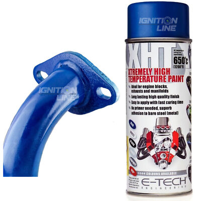 E-Tech XHT VHT Exhaust Extremely High Temperature Spray Paint - Blue ...