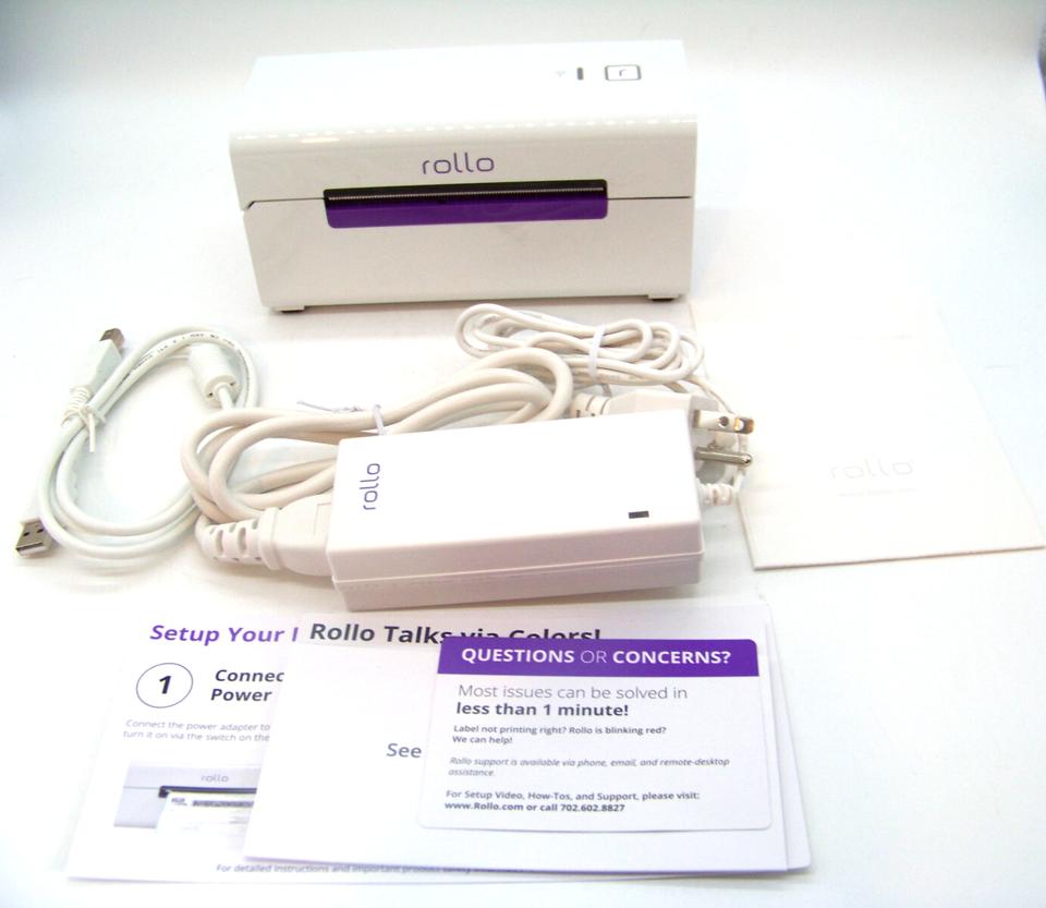 Rollo Wireless Shipping Label Printer Wi-Fi 4x6 Thermal Label Printer ...