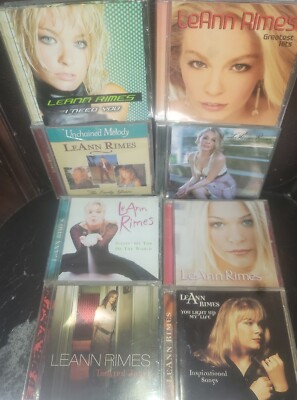LEANN RIMES 8-CD LOT ~ GREATEST HITS ~ I NEED YOU ~ TWISTED ANGEL ...