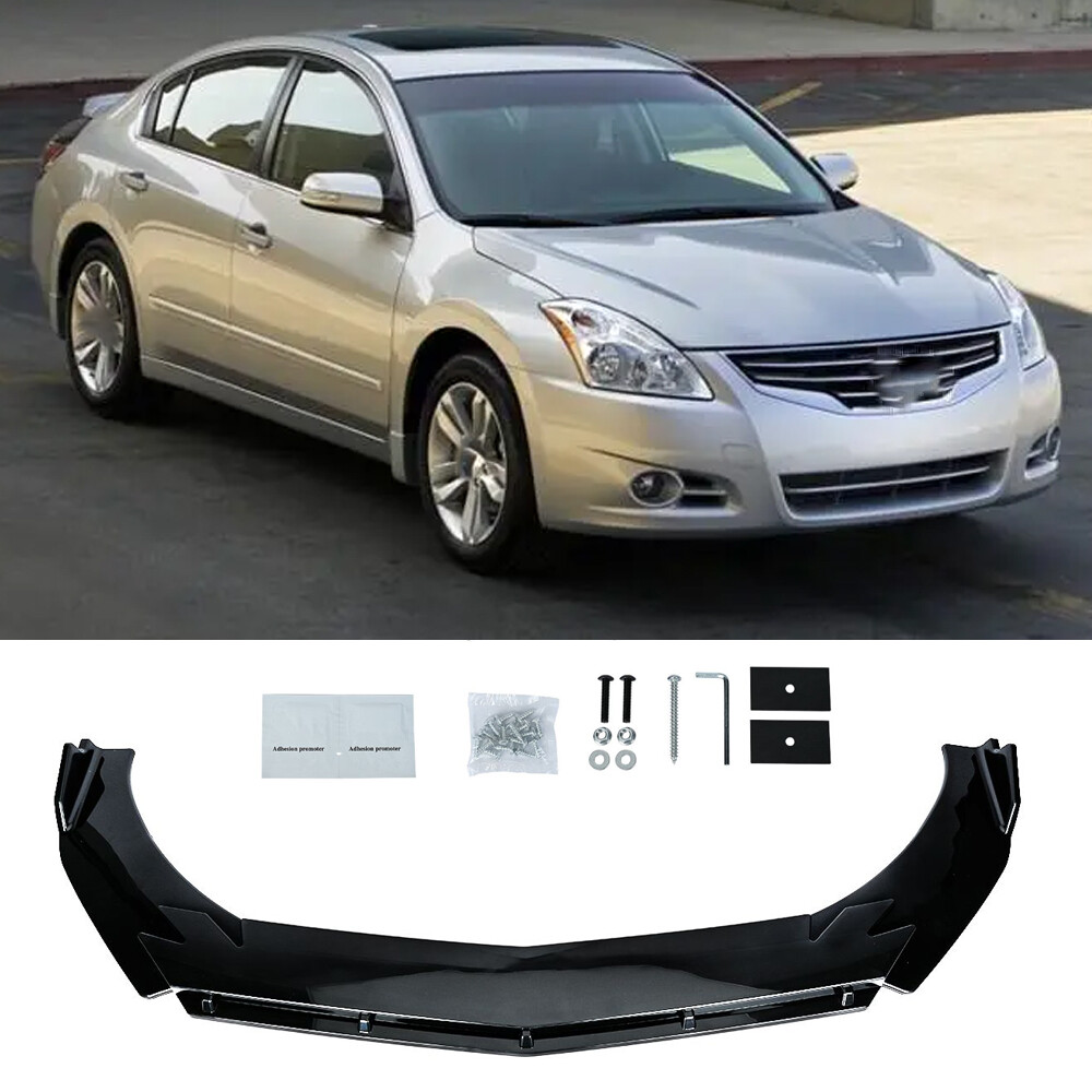 For Nissan Altima Sedan Front Bumper Lip Spoiler Splitter Body Kit ...