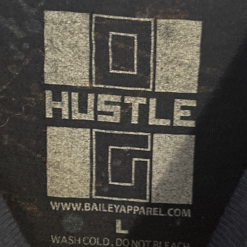 Hustle Mens Legendary Blue Bear T Shirt Size L | eBay