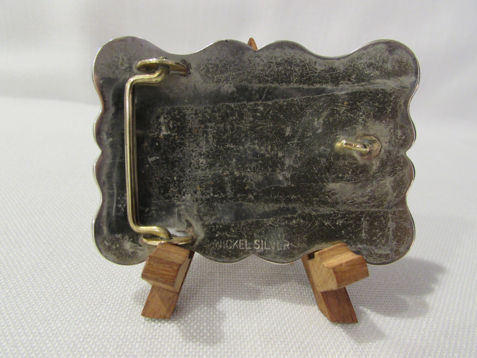 Vintage Rope & Flower Western Rodeo Nickle Silver Bel… - Gem