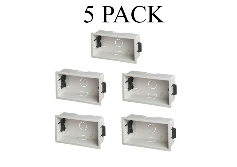 2 Gang Double 3- Pin Socket & Electrical Switch Socket Back Box SET ...
