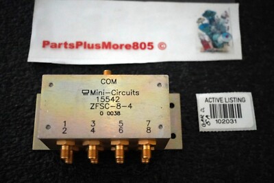 1pc Mini-circuits ZFSC-8-4 5-700mhz 50 Ohm Bnc Rf Power Divider *Hard ...