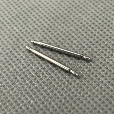 2 x 1.5mm Watch Spring Bar & Pin Stainless Steel - Sizes 6 - 23mm Bars ...