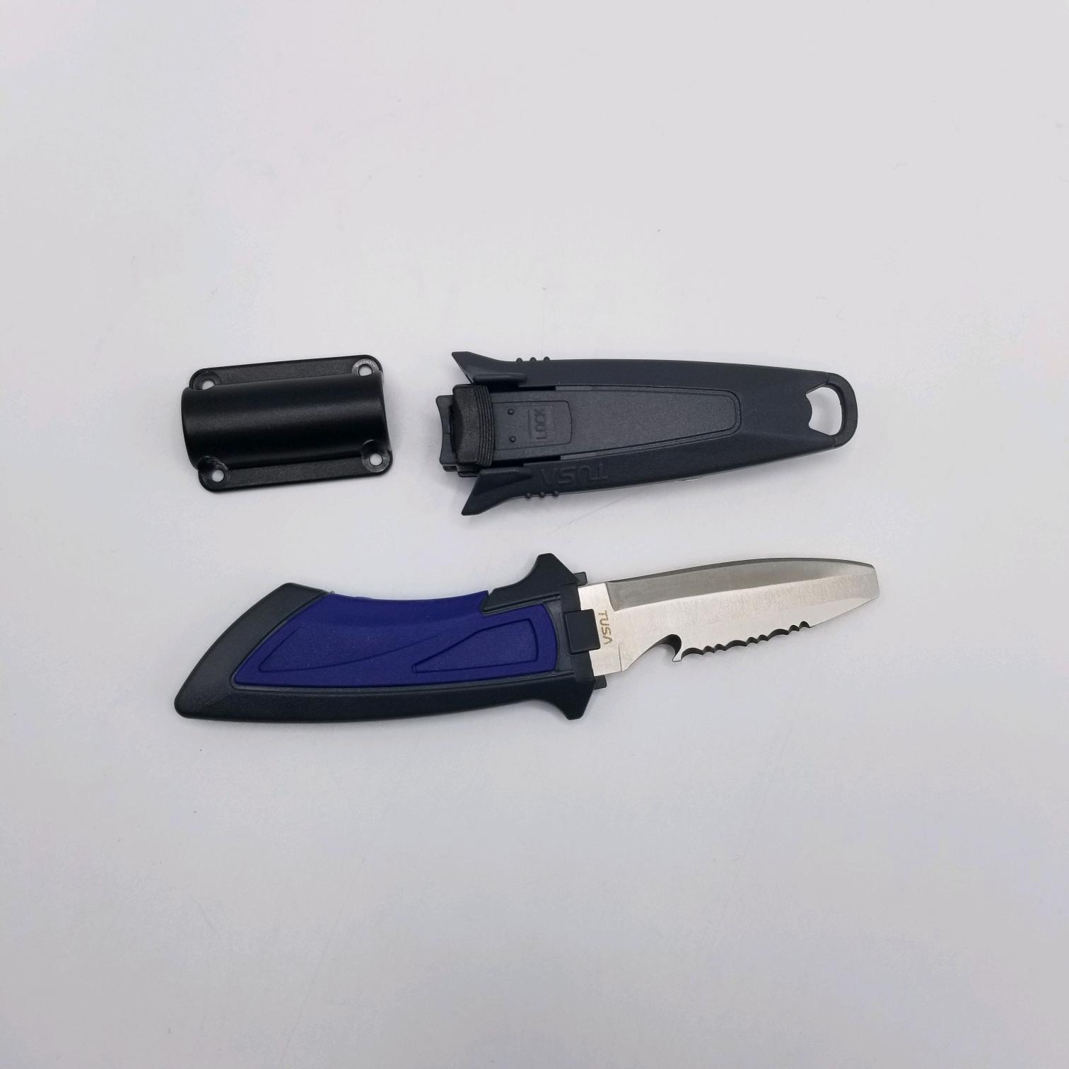 Open Box Tusa Mini Blunt Tip Dive Knife - Cobalt Blue | eBay