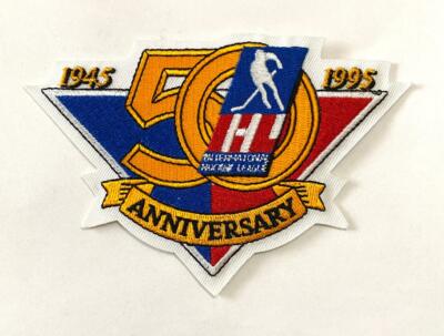 IHL 50th Anniversary Jersey Patch 1945-1995 | eBay