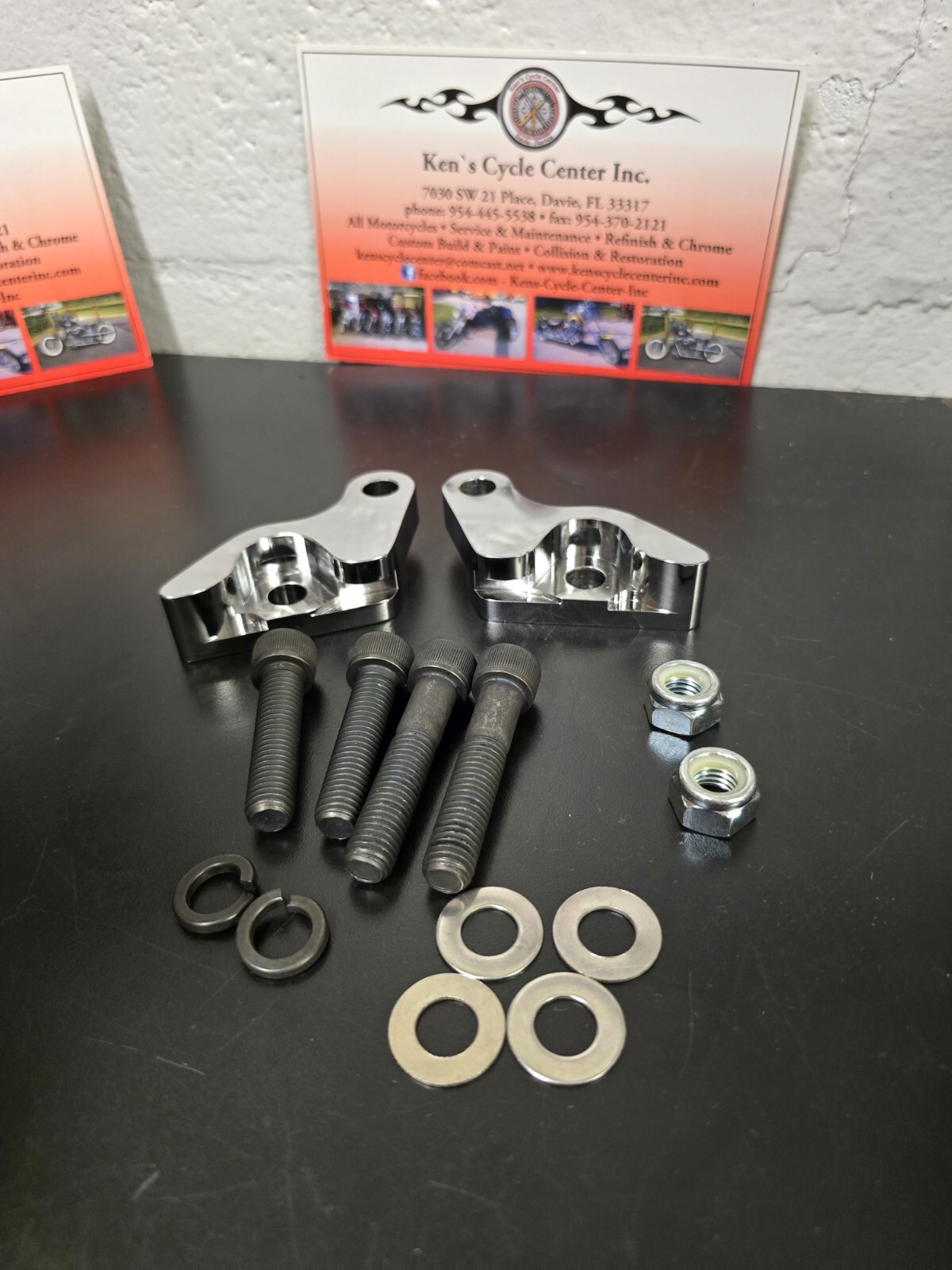 Chrome 1" Shock Lowering Kit For Harley Davidson VRSC V-ROD VROD 2002 ...