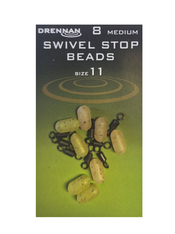 DRENNAN FISHING SWIVEL STOP BEADS SMALL MEDIUM LARGE FEEDER FISHING ...