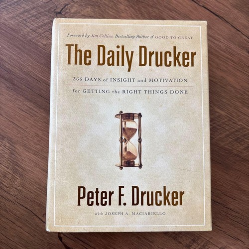 The Daily Drucker Peter F. Drucker Business Book Insight Motivation ...