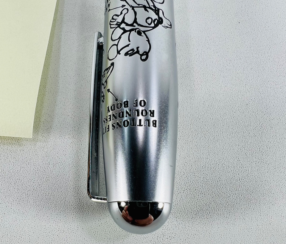 DISNEY Mickey Mouse Executive Collection Retro Etched Silver Metal ...