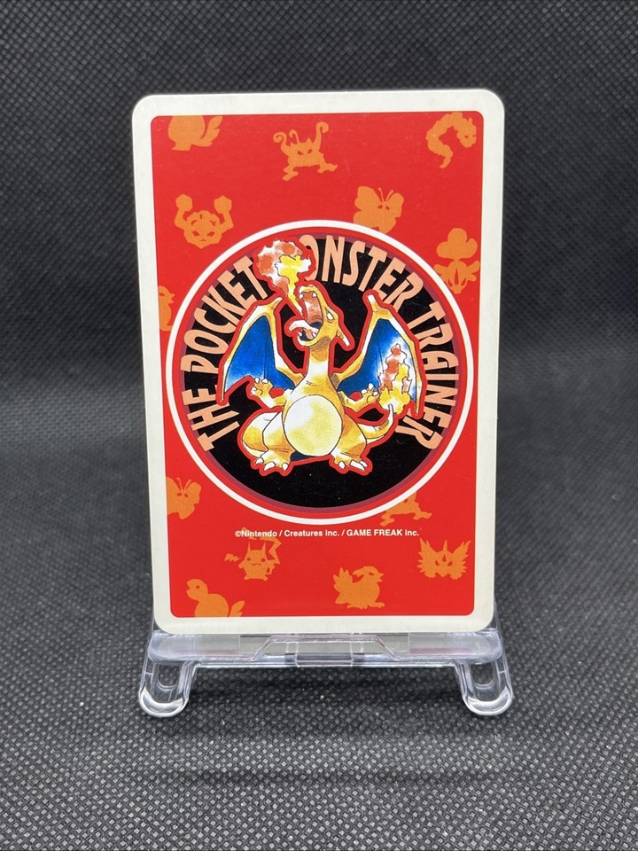 Hypno RED Playing Card Charizard Back Japanese Vintage Bandai | eBay UK
